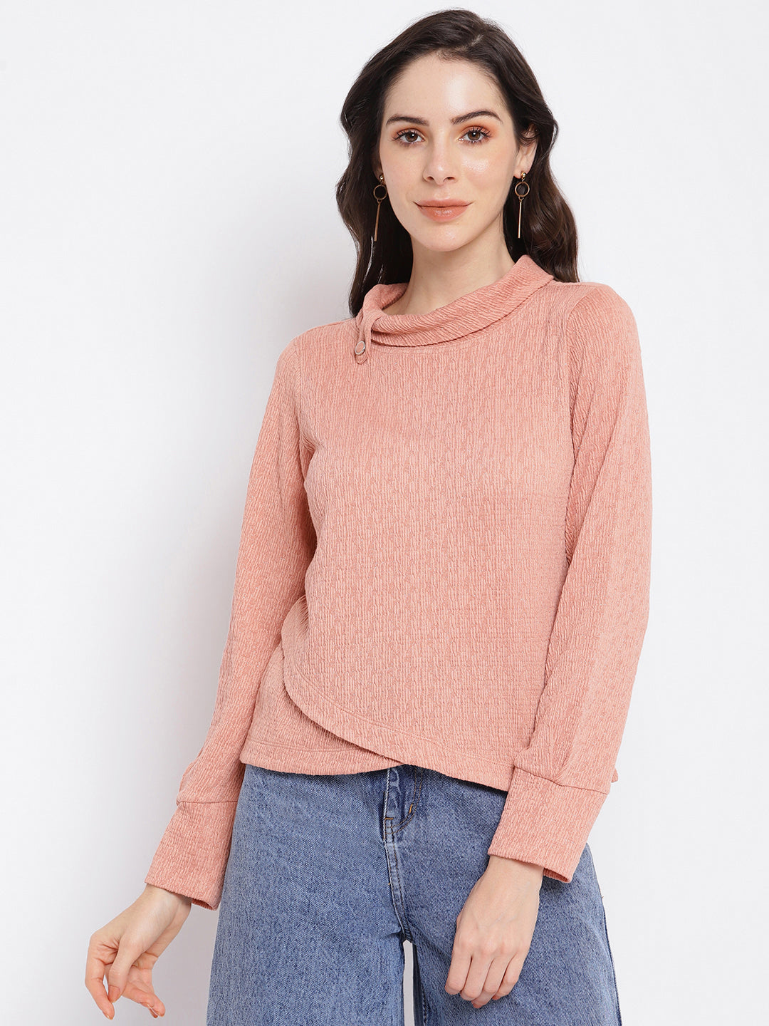 Beige Full Sleeve Top